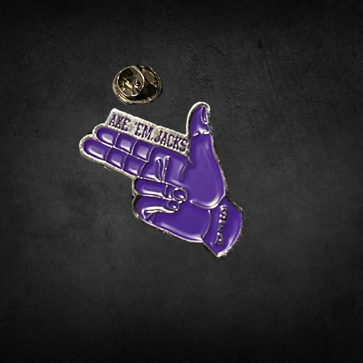 SFA Axe 'Em Jacks Hand Sign Pins – Two Unique Styles – Pinned Pins