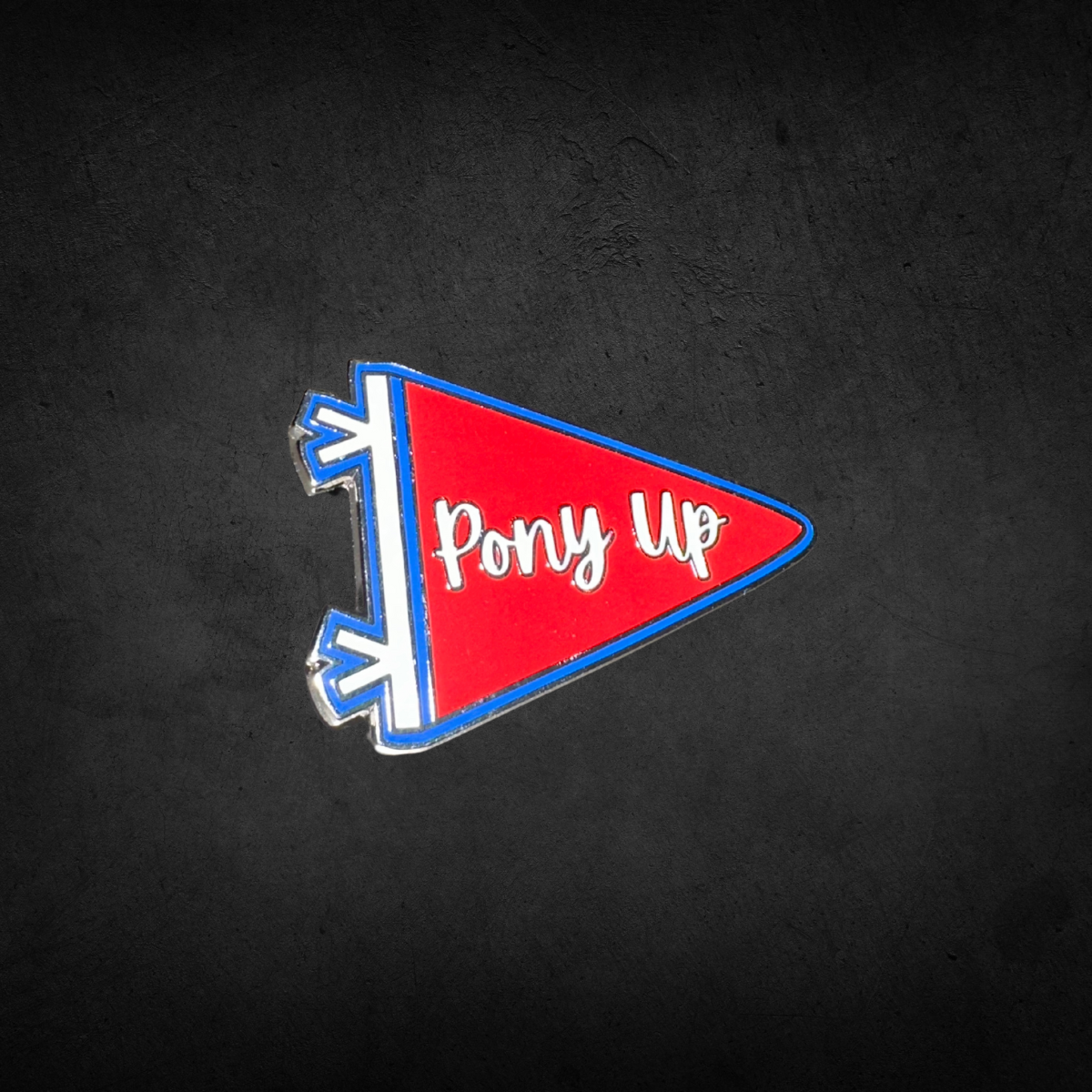 Pony Up Pennant Lapel Pin – Show Your SMU Spirit! – Pinned Pins